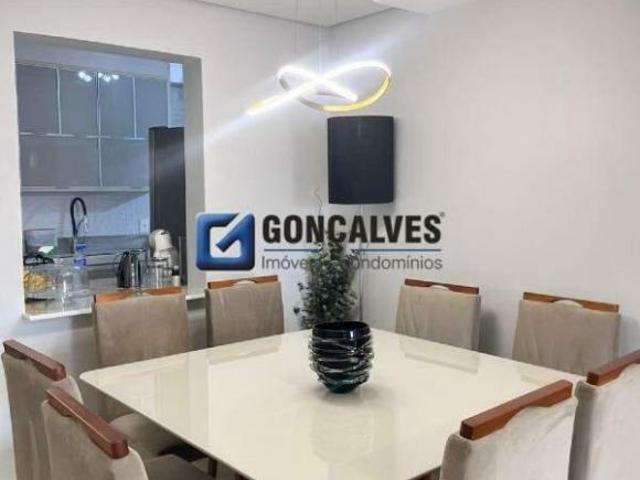 Apartamento residencial 3 dormitórios 1 suíte com varanda gourmet e 2 vagas em Santo André Casa