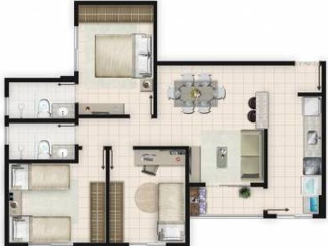 Apartamento Residencial Yes Buriti