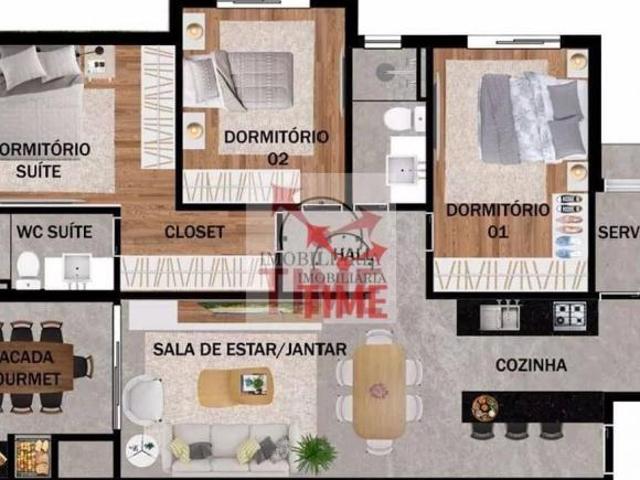 Apartamento Residencial à venda, Boa Vista, Curitiba AP0073
