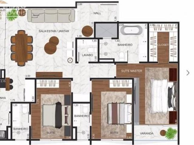 Apartamento Residencial à venda, Centro, Poços de Caldas AP0178