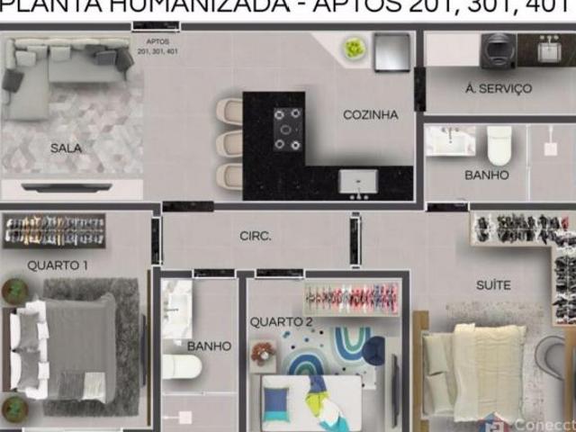 Apartamento Residencial à venda, Cerrado, Patos de Minas AP0366