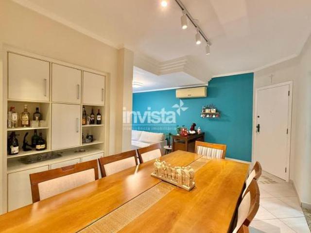 Apartamento residencial à venda em Gonzaga, Santos – 117 m² com financiamento