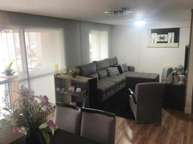 Apartamento residencial à venda em Santo André Centro – 128 m², 3 suítes, varanda gourmet
