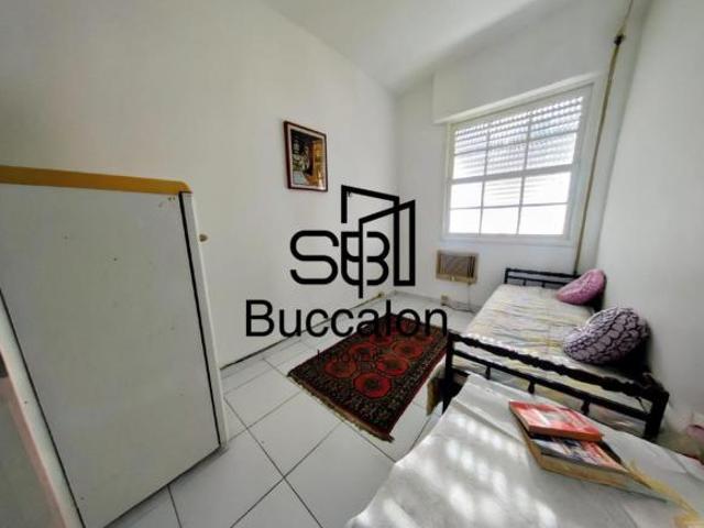 Apartamento Residencial à Venda — Embaré, Santos/SP • 1 Dormitório • Vista Mar Lateral
