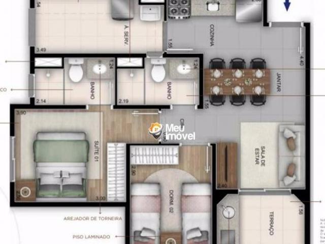 Apartamento Residencial à venda, Vila Maria Baixa, São Paulo AP1325