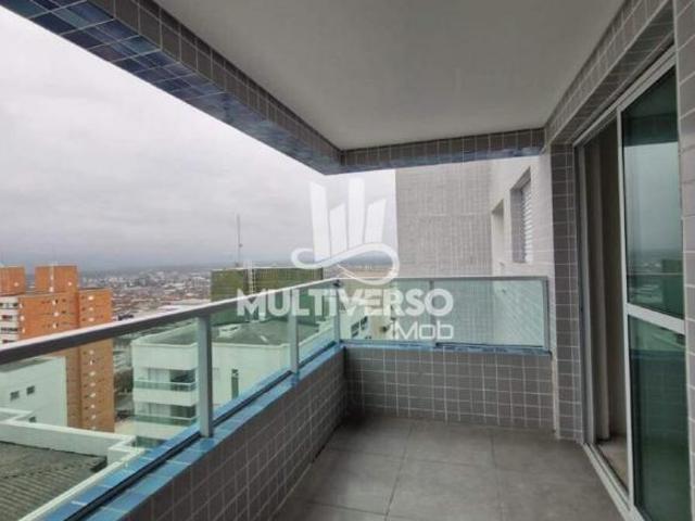 Apartamento residencial à venda, 2 dorms 1 suíte com varanda gourmet na Ocian – Praia Grande/SP