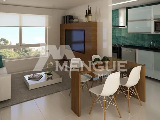 Apartamento residencial com 1 dormitório e 1 vaga de garagem em condominio fechado, à venda no bairr