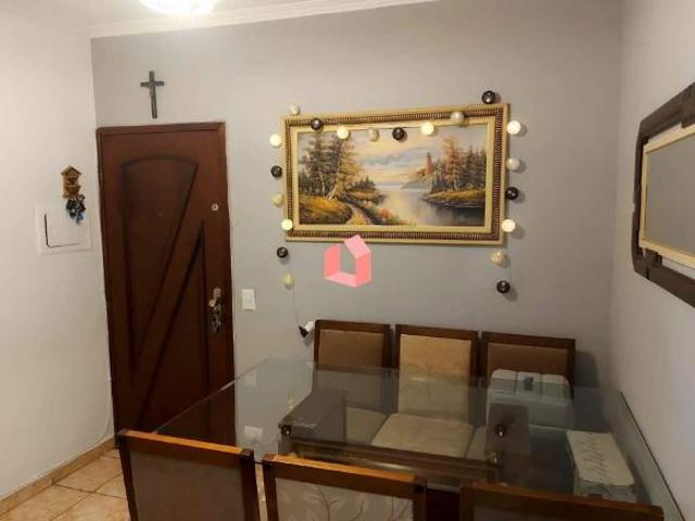 Apartamento residencial com 1 quarto e salão de festas em Vila Jerusalém, São Bernardo do Campo — ac