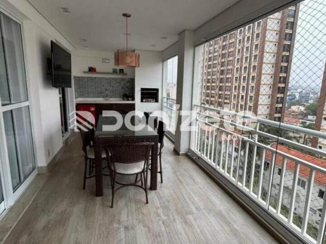 Apartamento Residencial de 184 m² com 3 suítes, 3 vagas e varanda gourmet no Centro de Santo André