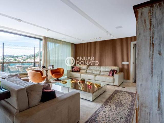 Apartamento residencial em Belvedere, BH: 4 suítes, 6 vagas, frente, 400 m²