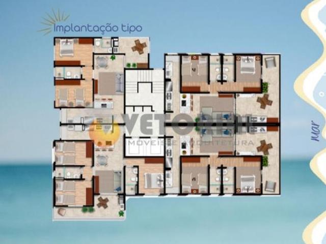 Apartamento Residencial Frente Mar a Venda no Massaguaçu Caraguatatuba SP