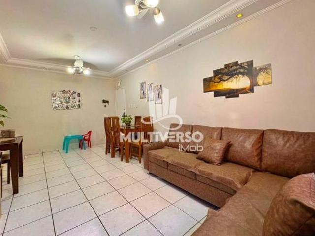 Apartamento residencial frente na Zona Orla do Embaré – 3 dorms, 2 banheiros e 1 vaga Aceita financ