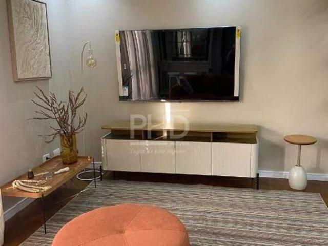 Apartamento residencial Mobiliado, 3 dormitórios, 1 suíte com sacada em Santo André Vila Alzira