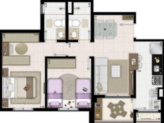 Apartamento residencial para Venda Marapé, Santos