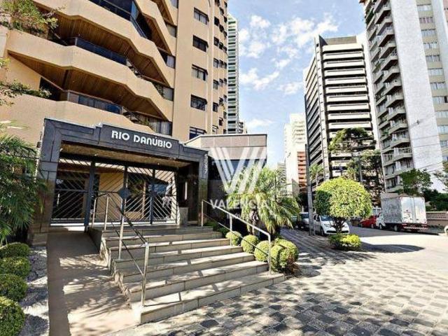 Apartamento Rio Danúbio | 4 dorm | 2 suítes | 3 vagas | 302 m² priv | Batel Curitiba/PR
