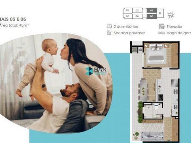 Apartamento Rooftop Vista Verde Vista Verde 45 m² Construída 2 Dormitórios 1 Vaga