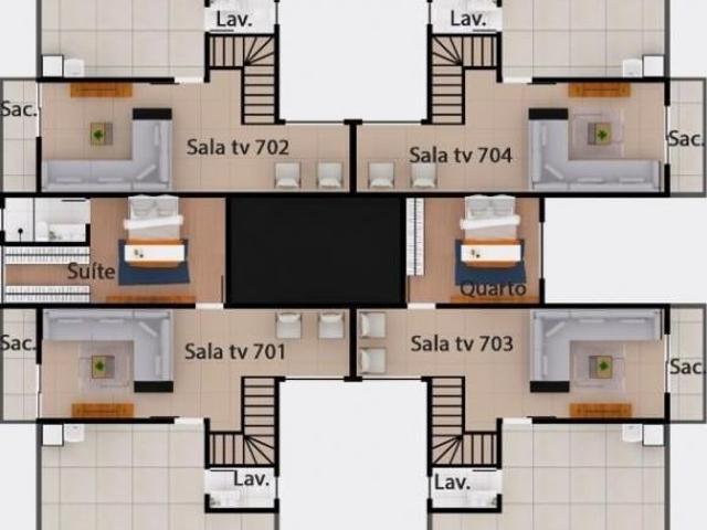 APARTAMENTO SANTA CRUZ INDUSTRIAL