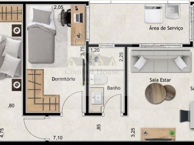 Apartamento sem condomínio Vila Bastos Santo André Pronto 2 dormitorios