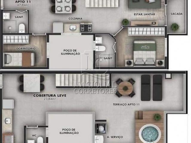 Apartamento Sem Condomínio à venda, 2 quartos, 1 suíte, 1 vaga, Vila Pires San