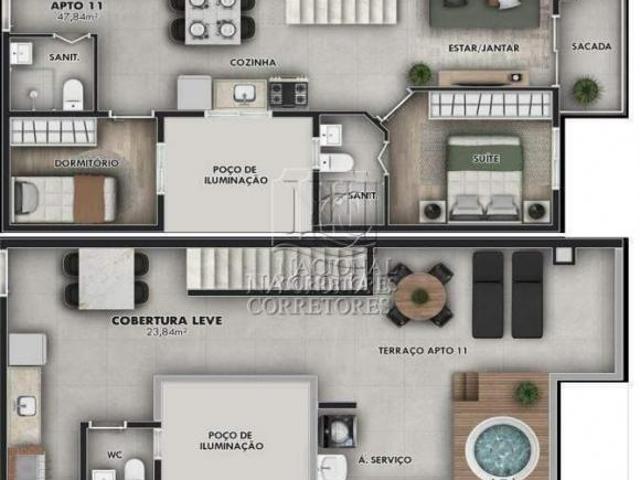 Apartamento Sem Condomínio à venda, 2 quartos, 1 suíte, 1 vaga, Vila Pires San