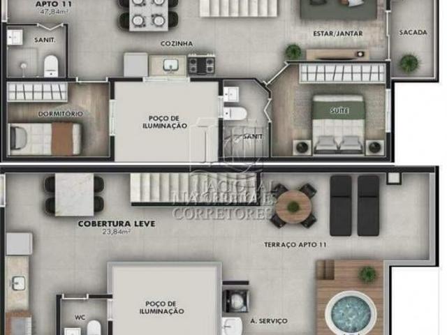 Apartamento Sem Condomínio à venda, 2 quartos, 1 suíte, 1 vaga, Vila Pires Santo André/SP