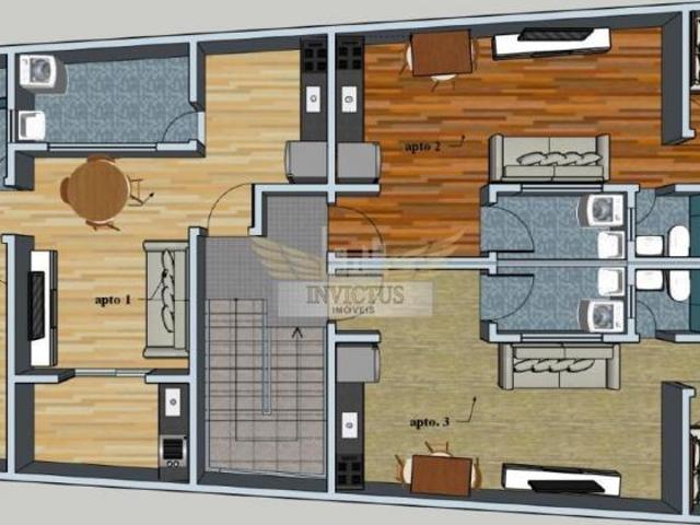 Apartamento sem Condomínio em Obras com 2 Quartos à Venda, 45m² Jardim Stella, Santo André/SP