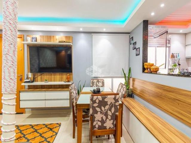 Apartamento semi mobiliado 42m² 02 dormitórios 01 vaga no Bairro São josé, em Canoas