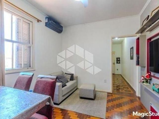 Apartamento semi mobiliado 2 dormitórios com sacada no bairro São Geraldo/Poa