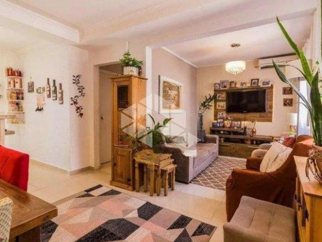 apartamento semi mobiliado, 3 dormitorios com churrasqueira e vaga