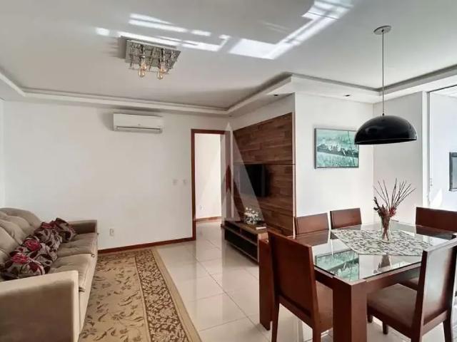 Apartamento semi mobiliado, com 3 quartos, cozinha, sacada com churrasqueira no bairro anita garibaldi