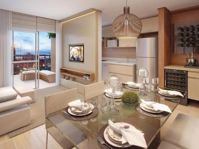 Apartamento semi mobiliado no 17º andar com 3 dormitórios, com 70 m², com 1 vaga a venda em Osasco