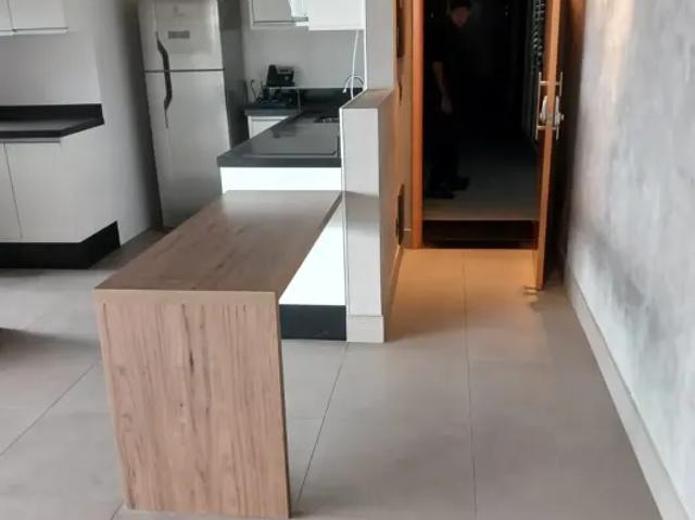 Apartamento semi mobiliado no Composite para alugar de 55 m, 1 dormitório e 2 vagas no Anália Franco