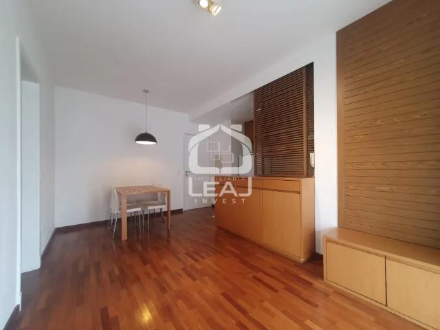 Apartamento semi mobiliado para locação de 47m² na Cidade Monções com 1 quarto e 1 vaga