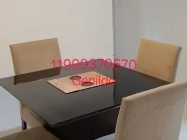 Apartamento semi mobiliados com 3 quartos 2 banheiros condomínio completo fl55