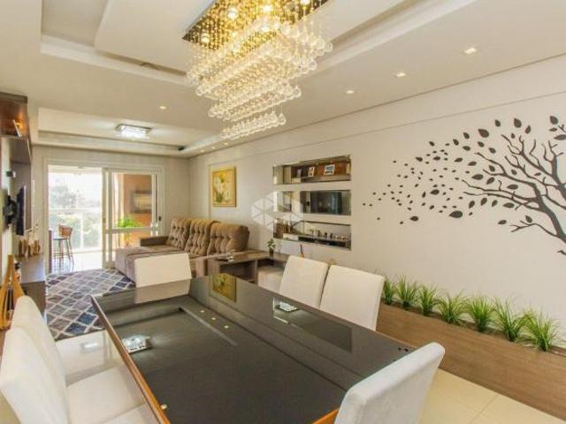 Apartamento semimobiliado no Centro de Canoas · andar alto e sacada com churrasqueira e 2 vagas cobe