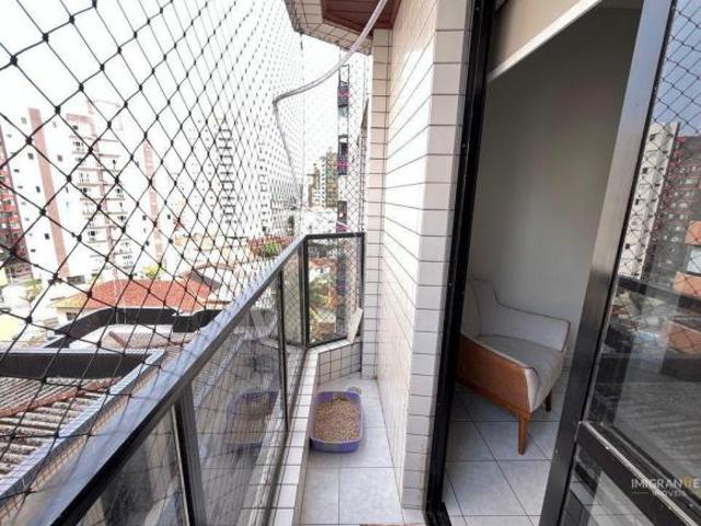 Apartamento semimobiliado à venda Tupi, em Praia Grande SP