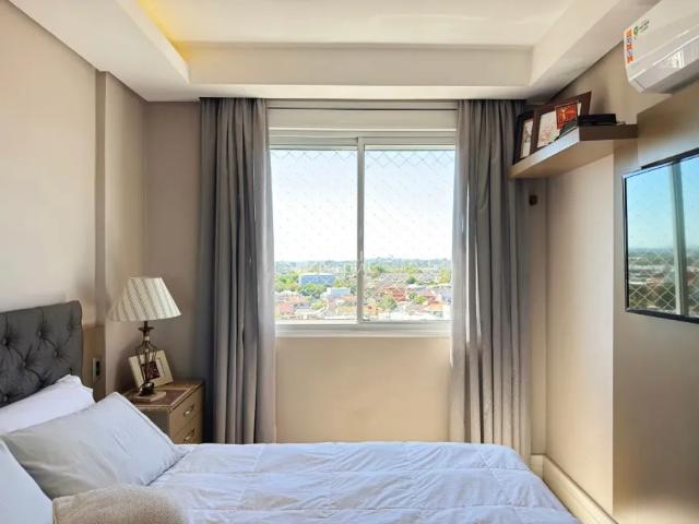 Apartamento semimobiliado com sacada integrada e churrasqueira no jardim lindóia