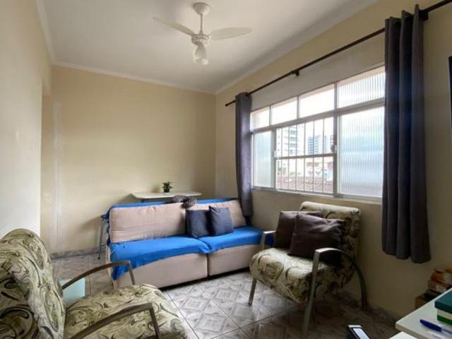 Apartamento Semimobiliado de 1 Quarto no Bairro Canto do Forte, Praia Grande