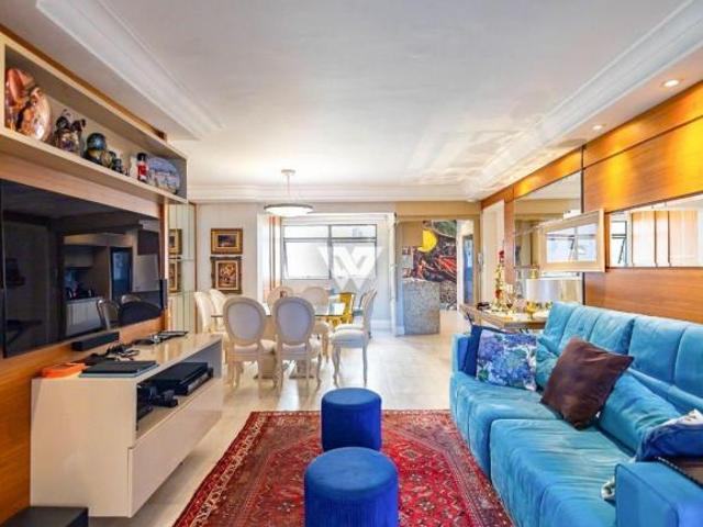APARTAMENTO SEMIMOBILIADO 4 QUARTOS 2 SUÍTES 3 VAGAS 213M² BATEL