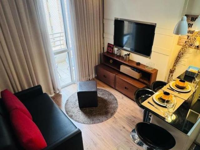 Apartamento Sofisticado | 40m² | 1 Suíte | Cidade Monções