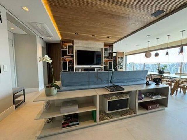 Apartamento sofisticado à venda 146m2 no Brooklin Novo com 3 suítes closet e banheira depósito, 2