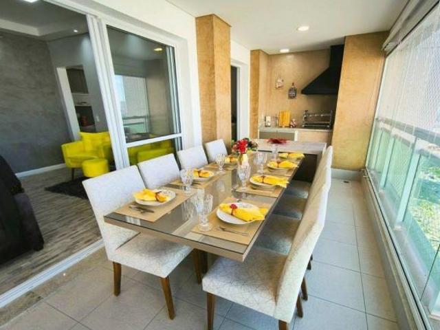 Apartamento sofisticado com 3 suítes e varanda gourmet