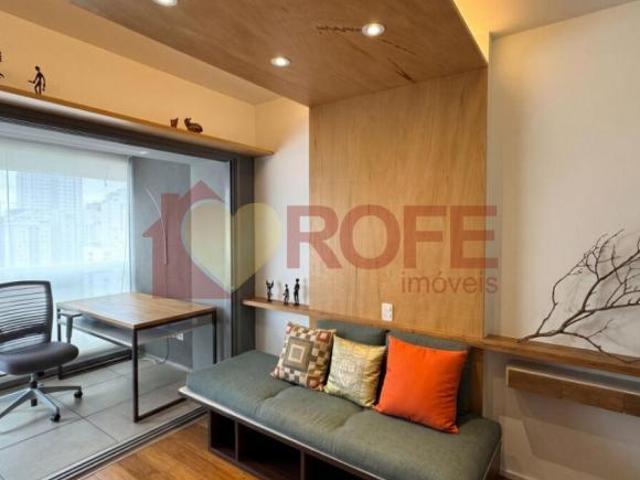 Apartamento sofisticado no Brooklin Habitarte Verde 41m², 1 suíte, 1 vaga