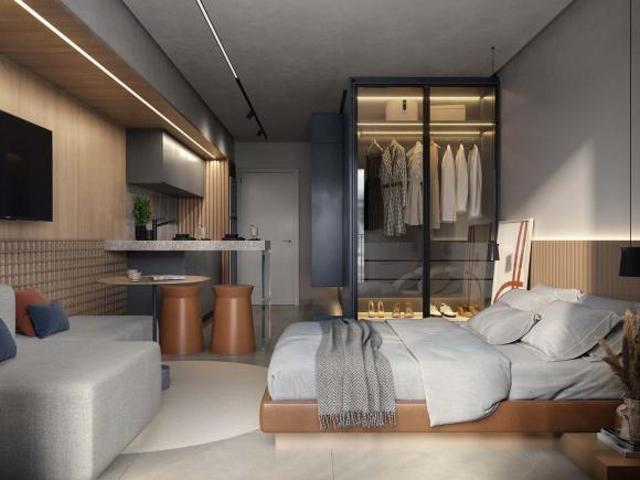 Apartamento Studio 30m² l 01 quadra do Palladium l Portão