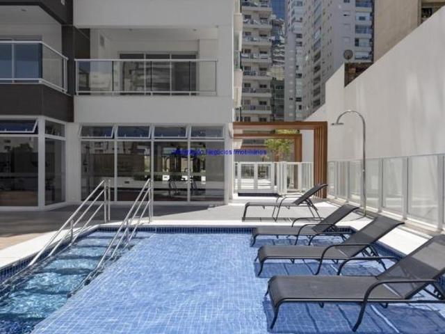 Apartamento Studio 38m², 1 dormitório, 1 banheiro e 1 vaga de garagem. Condomínio portaria, segura