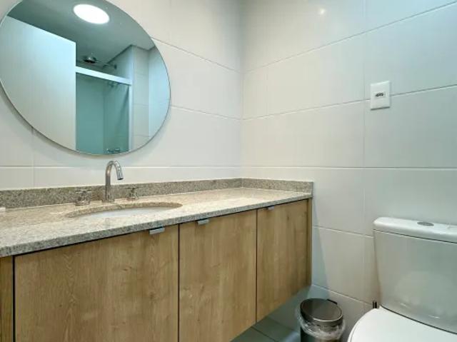 Apartamento studio com VAGA mobiliado para locação no Air Brooklin, próx. Metrô, Aeroporto, Berrini
