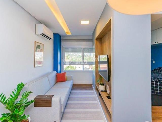 Apartamento Studio com 1 quarto e 1 vaga de garagem escriturada no Partenon