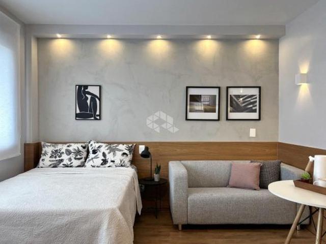 Apartamento Studio com 27,80 m², mobiliado no Lucas by Yoo