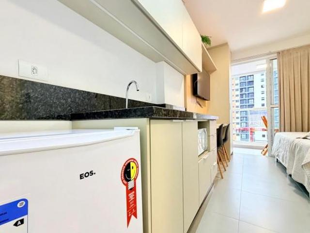 Apartamento studio, centro, totalmente mobiliado, 21 m² privativos