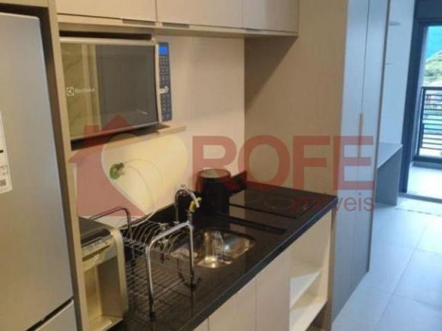 Apartamento Studio à venda, 26m², 1 dormitório, varanda. Brooklin